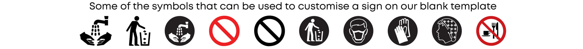 Hygiene Signs – Custom & Ready Designs – Create Signs