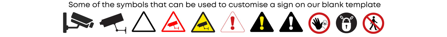 Security Signs : Custom & Pre-made Designs – Create Signs