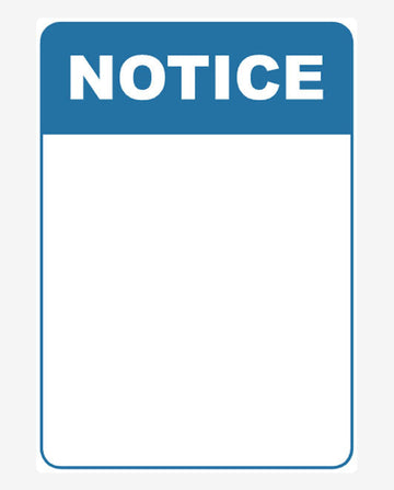 Notice Signs - Custom & Pre-designed Templates – Create Signs