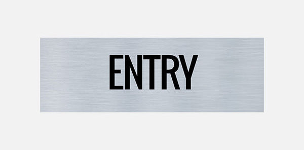 Entry Door Sign – Create Signs