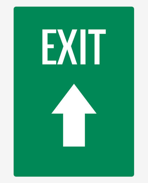 Exit Portrait Sign – Create Signs