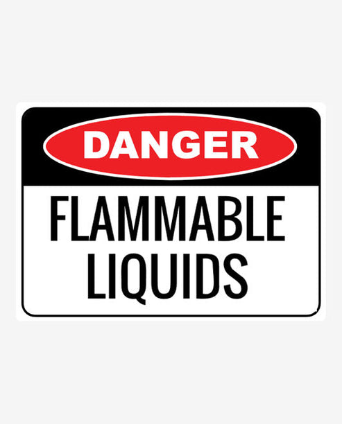 Flammable Liquid Danger Sign – Create Signs