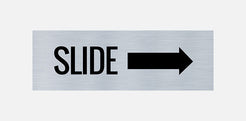 Slide Right Door Sign – Create Signs