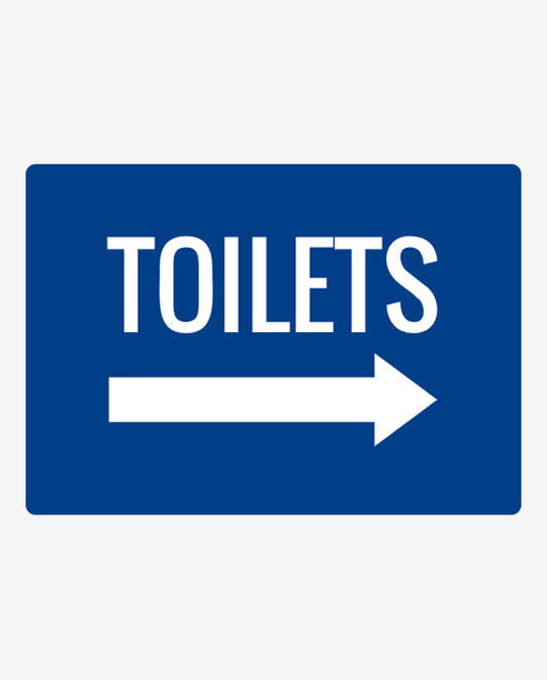 Toilets Right Sign – Create Signs