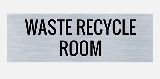Waste Recycle Room Indoor Building Sign – Create Signs